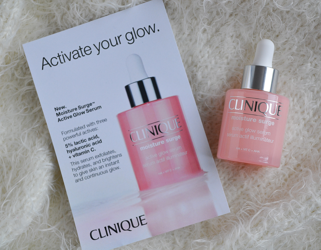 Activate your glow with Clinique's new Moisture Surge Active Glow Serum ...